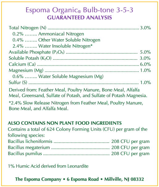 Bulb-tone – Vern Goers Greenhouse