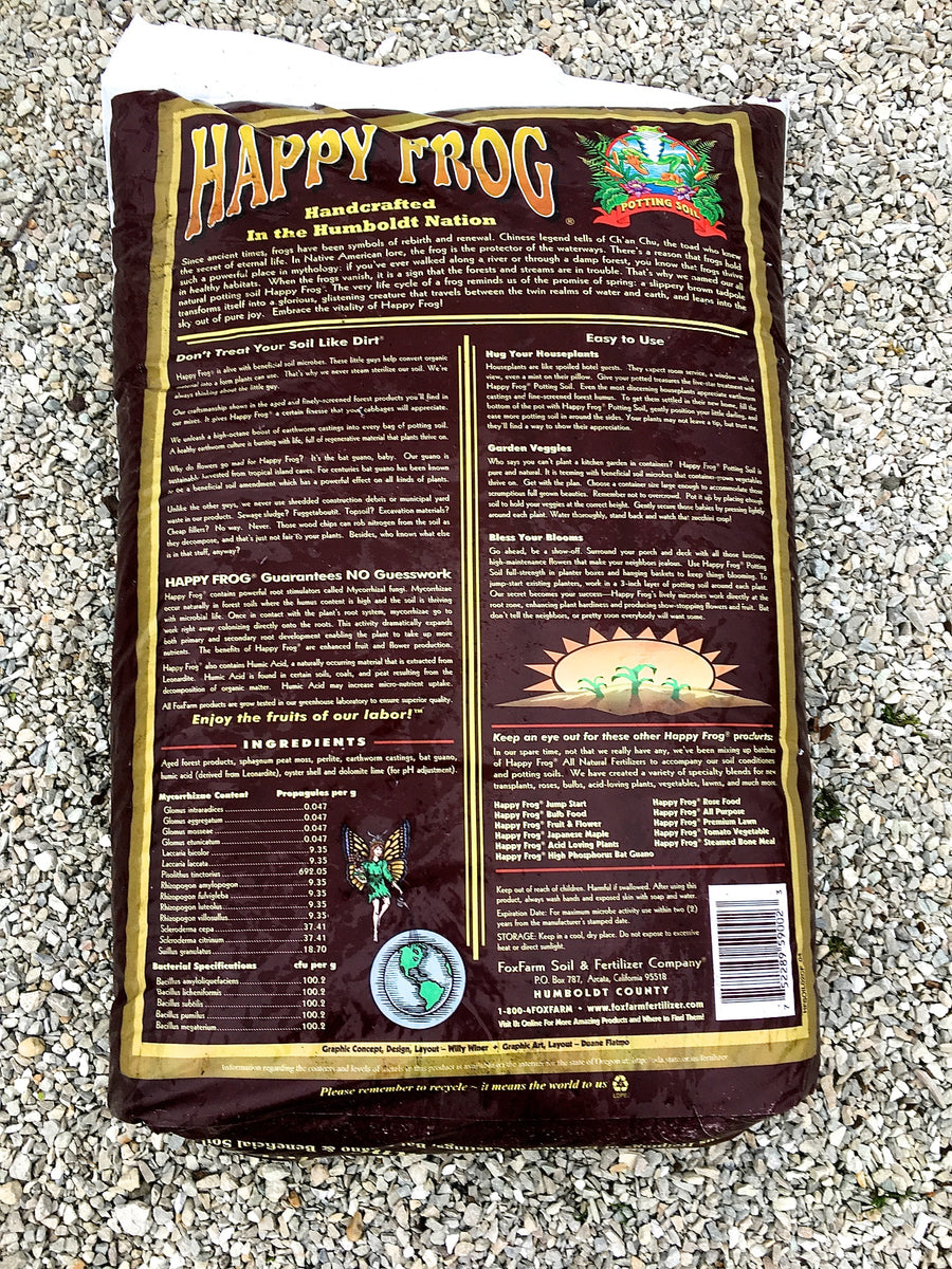 FoxFarm Happy Frog Potting Soil 2 cu. ft. – Vern Goers Greenhouse